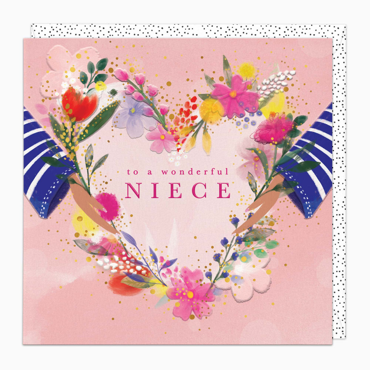 Feather Floral Niece Card - Whistlefish