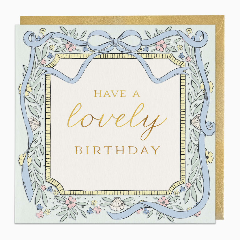 Lovely Birthday Regal Card - Whistlefish