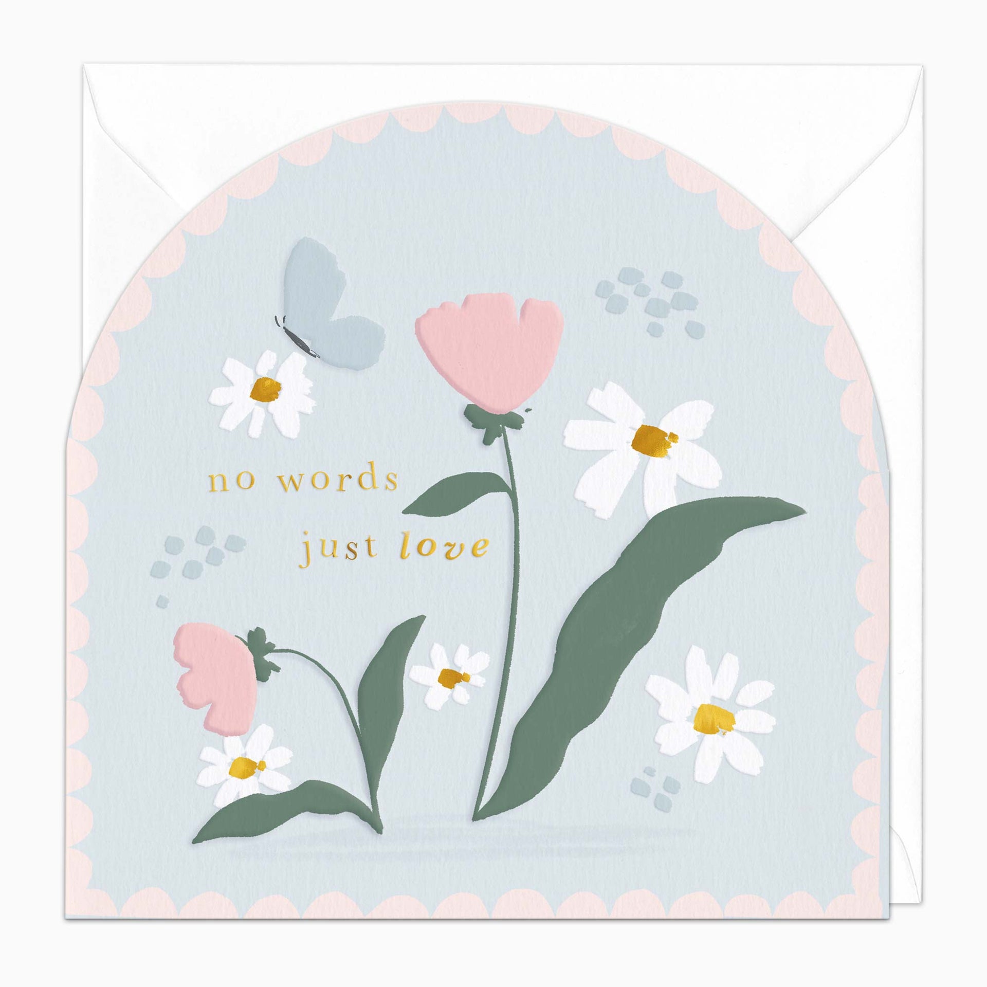 No Words, Just Love Sympathy Card - Whistlefish